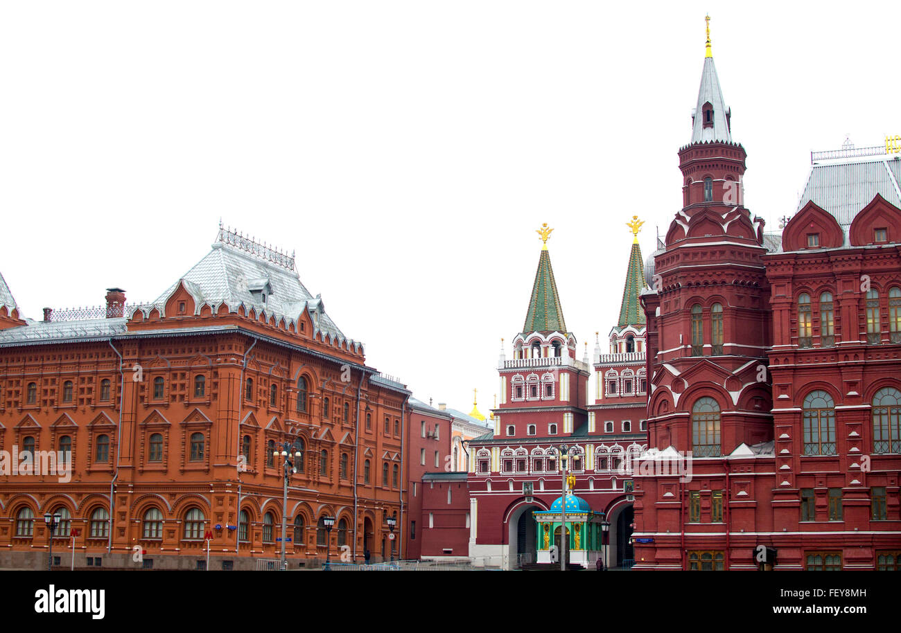 Voskresensky gate on Krasnaya Square in Moscow,the red square,moscow ...
