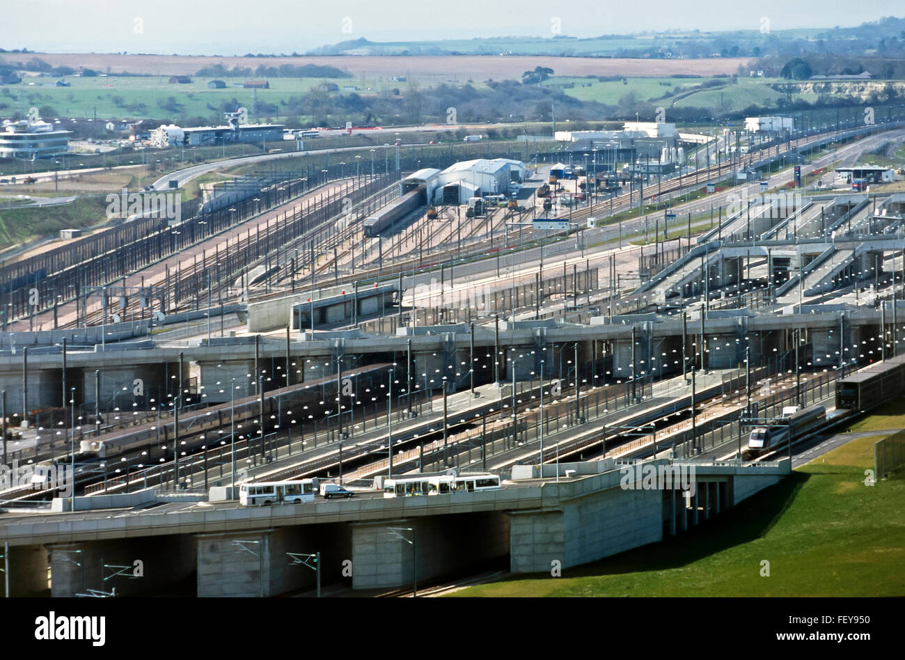 Channel tunnel terminal hi-res stock photography and images - Alamy