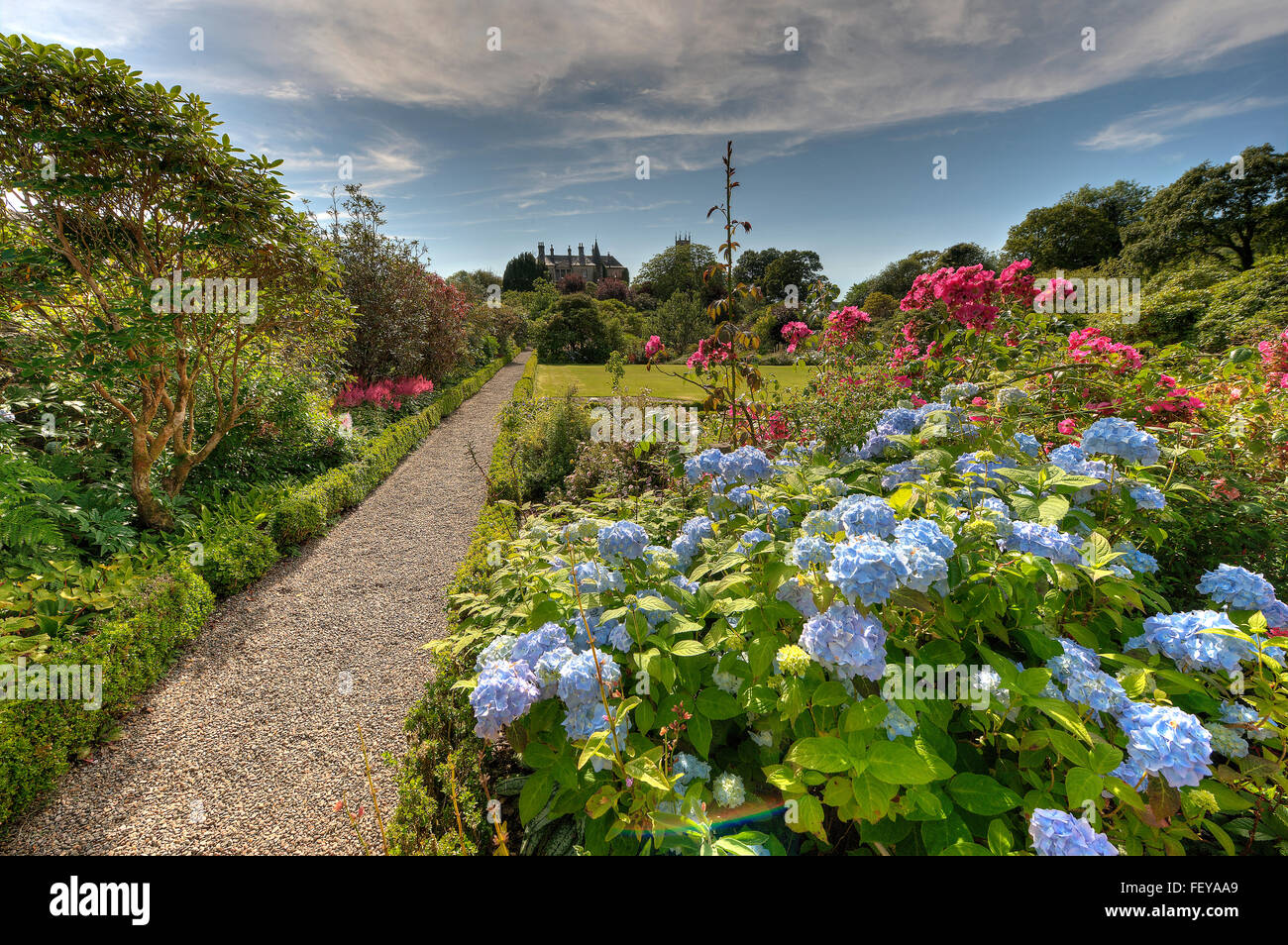 Ardmaddy Castle Gardens, Argyll Stock Photo - Alamy
