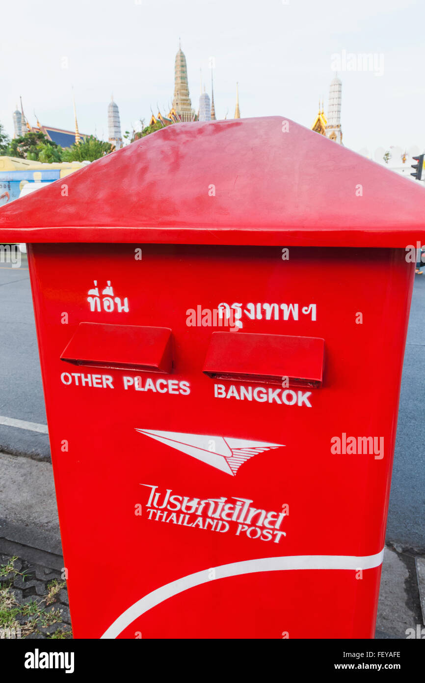 Thailand, Bangkok, Postbox Stock Photo - Alamy