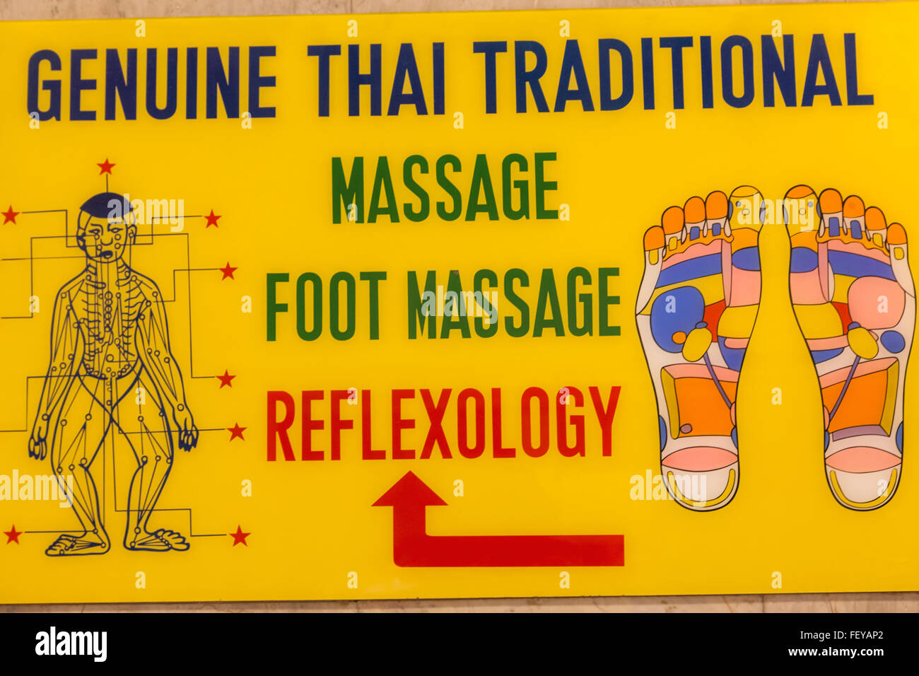 Thai massage sign hi-res stock photography and images - Alamy