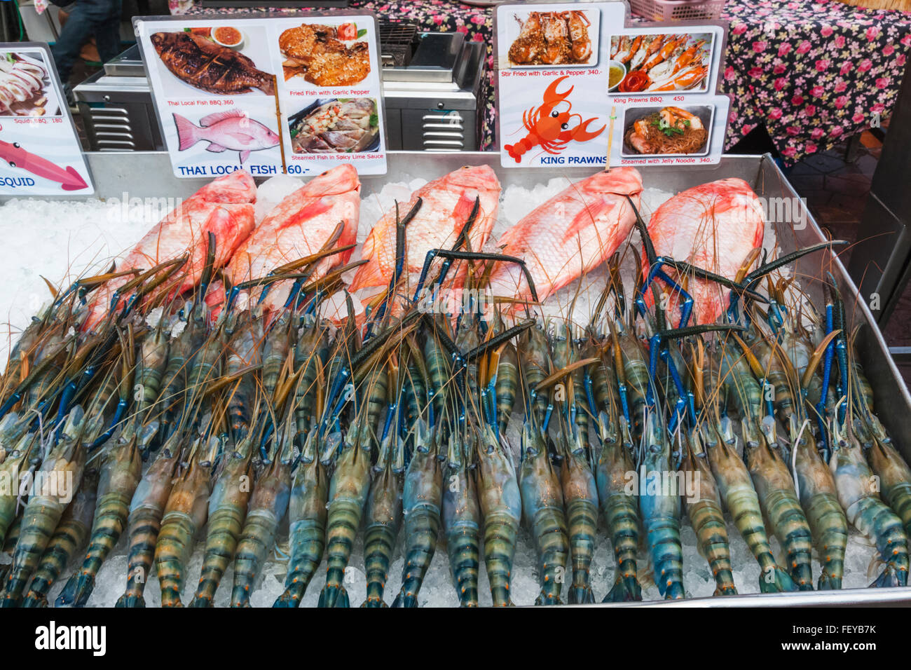 Thailand seafood restaurant hi-res stock photography and images - Alamy