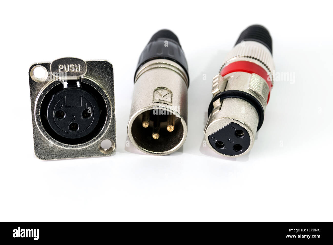 Xlr cable connector Cut Out Stock Images & Pictures - Alamy