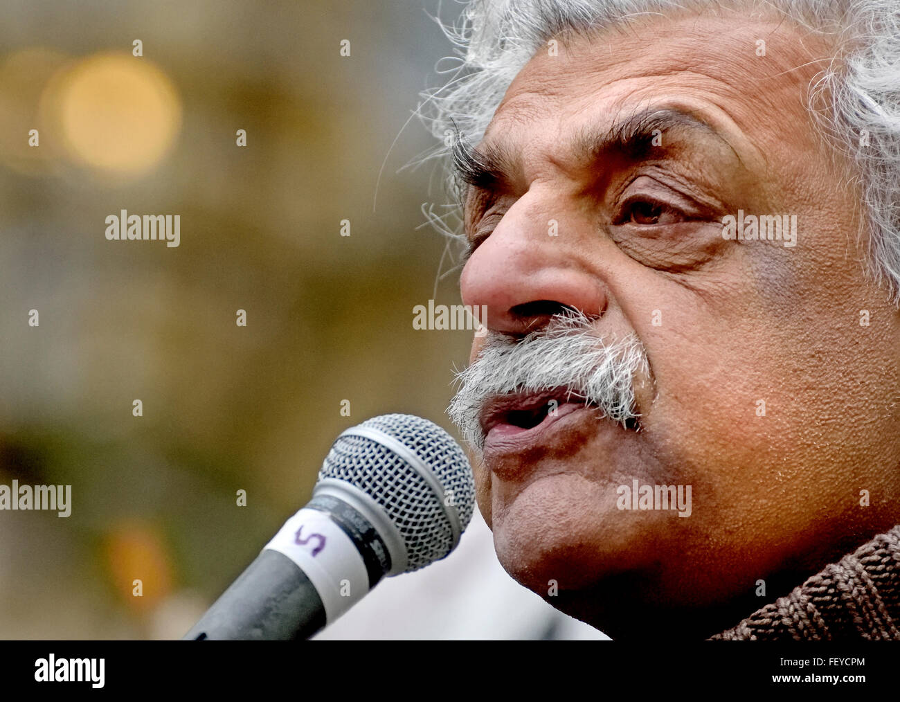 Tariq Ali - Pakistani writer, journalist and campaigner - speaking at ...