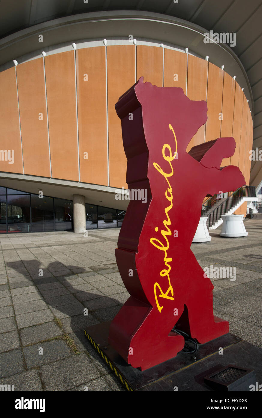 A large bear symbol with the lettering "Berlinale" pictured outside the ...