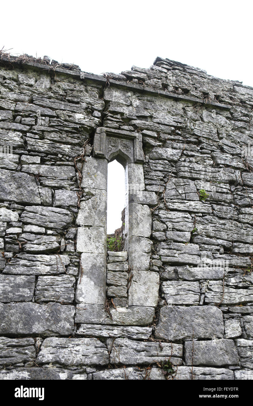 Beautiful old stone church building in ruins, Ireland Stock Photo - Alamy