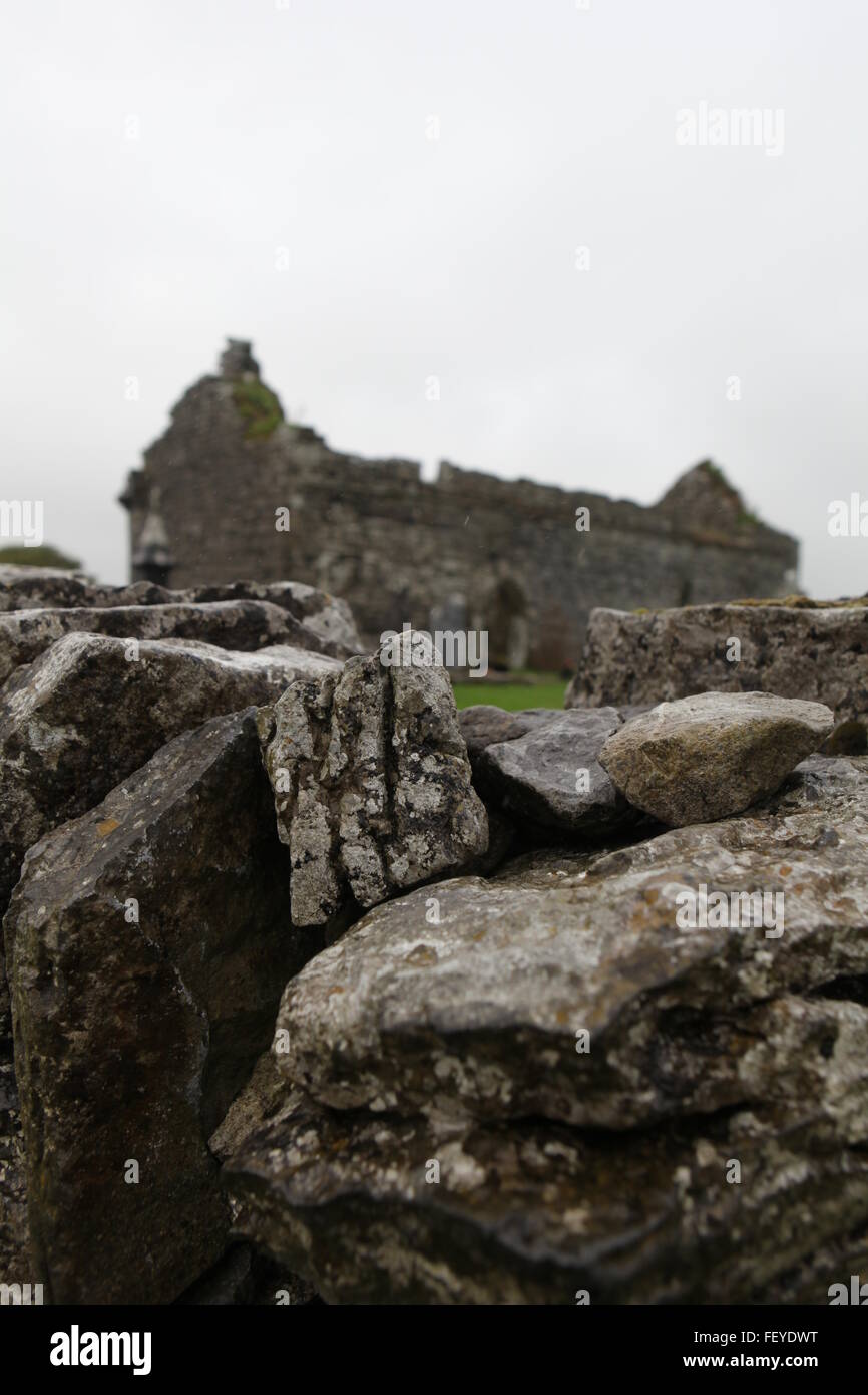Beautiful old stone church building in ruins, Ireland Stock Photo - Alamy