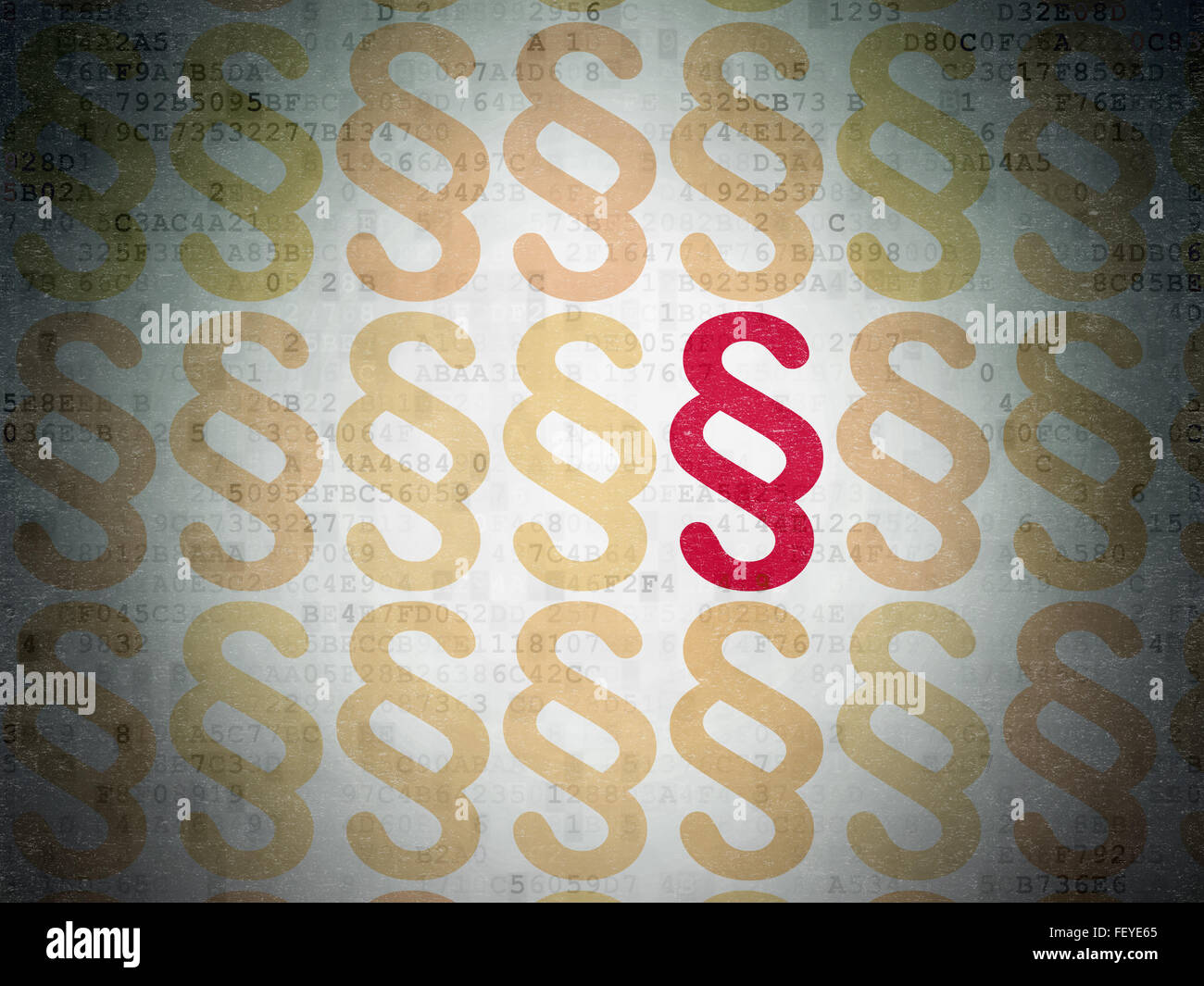 Law concept: paragraph icon on Digital Paper background Stock Photo - Alamy