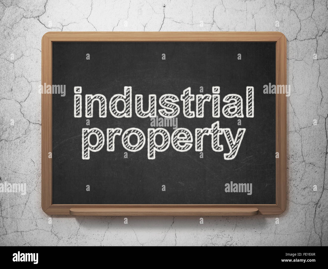 Law concept: Industrial Property on chalkboard background Stock Photo - Alamy