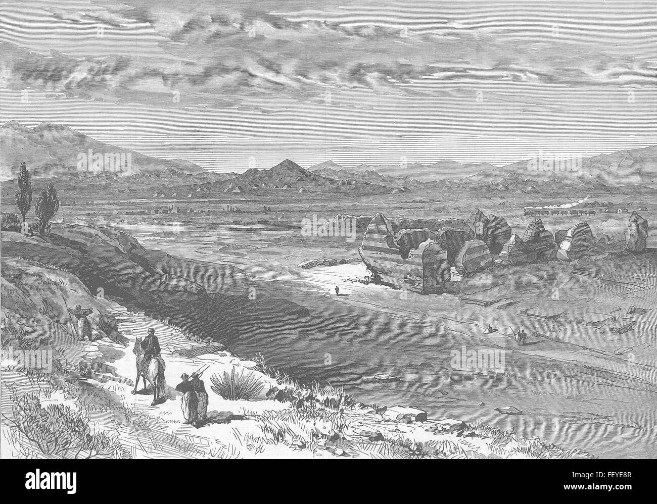 TURKEY Russo-Turkish War Bin Bir Tepe, nr Sardis 1878. Illustrated ...