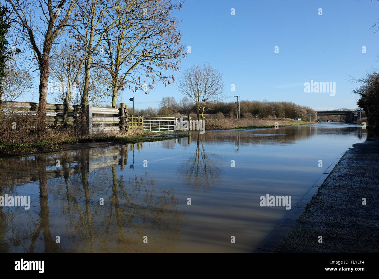 Flooding on mountsorrel lane after two days of heavy rain caused the ...