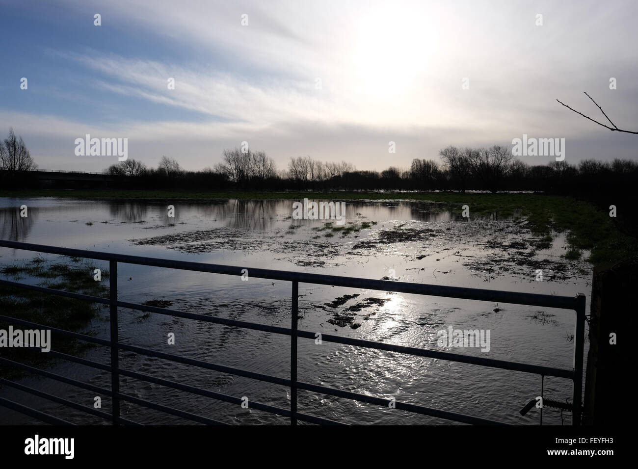Flooding around mountsorrel after two days of heavy rain caused the ...