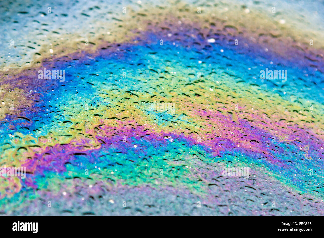 Oil spill on asphalt hi-res stock photography and images - Alamy