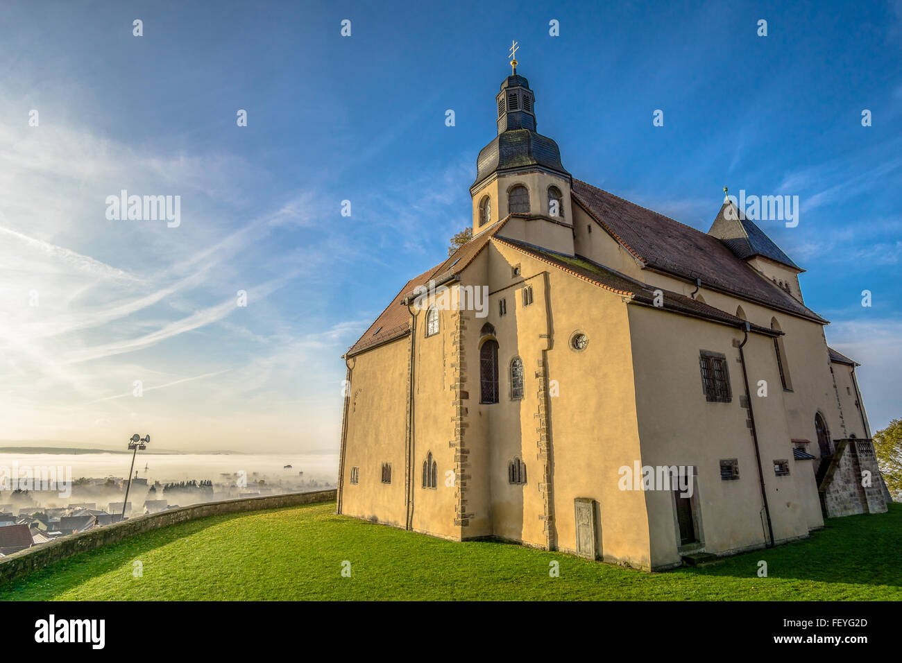 St.Peter Church in Petersberg/Fulda Stock Photo - Alamy