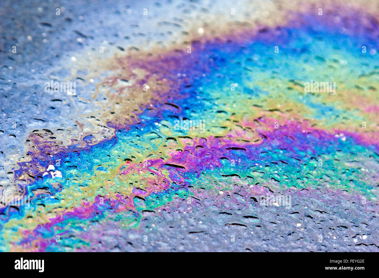 Gasoline texture iridescent oil colorful hi-res stock photography and ...