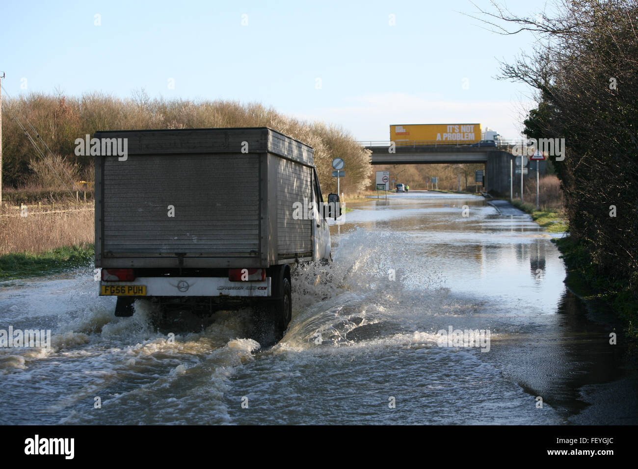 Flooding on mountsorrel lane after two days of heavy rain caused the ...