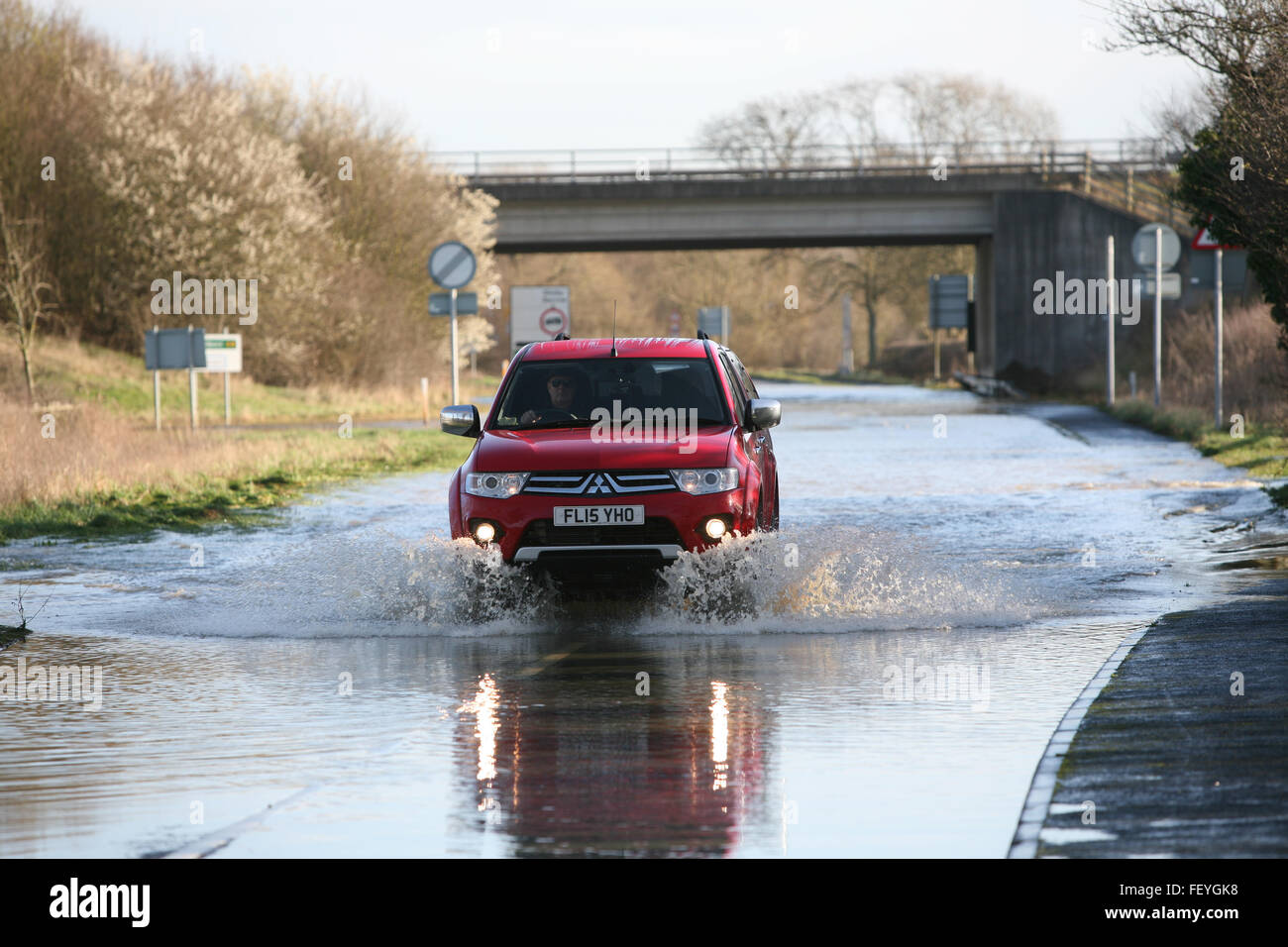 Flooding on mountsorrel lane after two days of heavy rain caused the ...