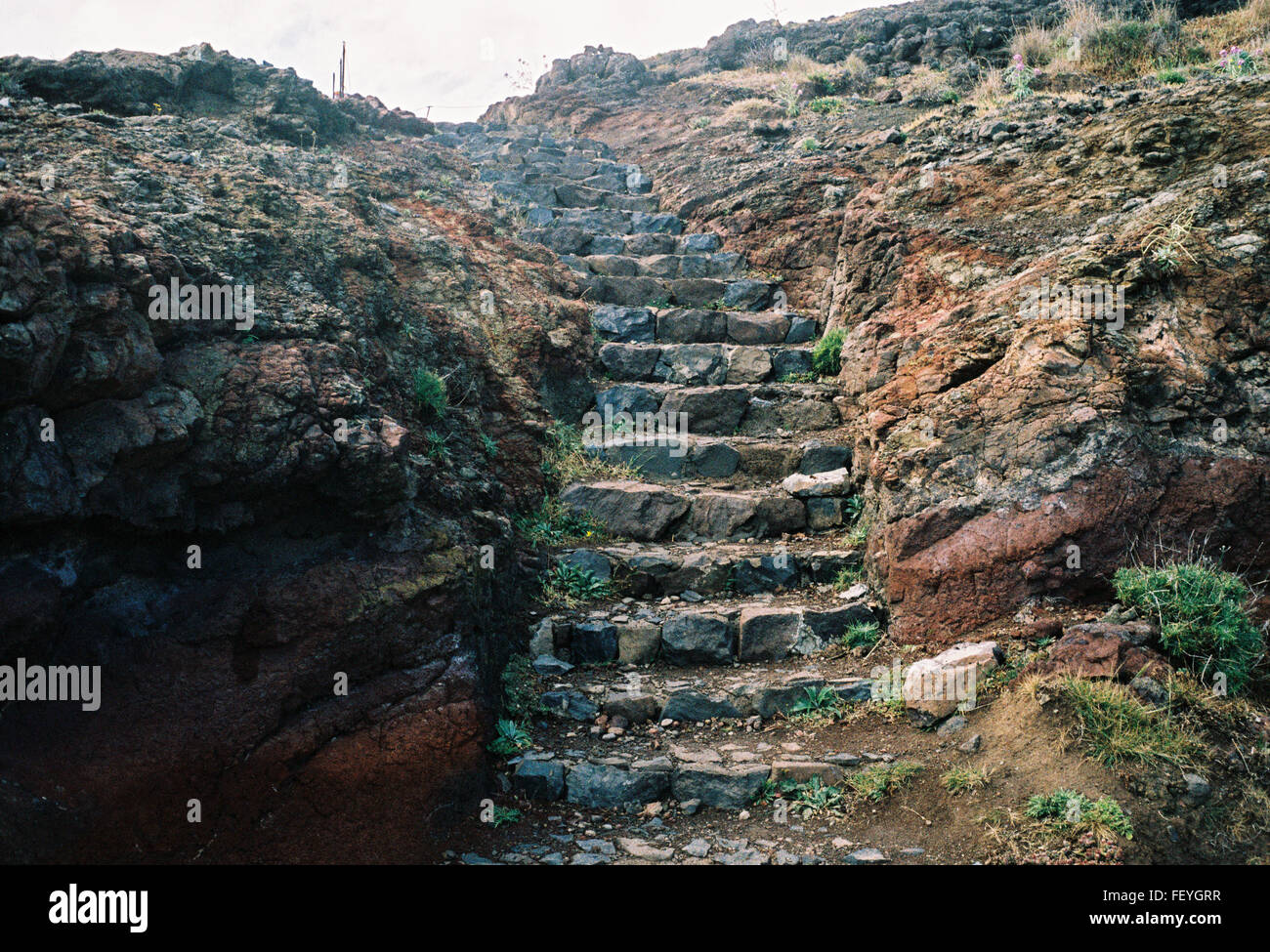 Steps Up Cliff Stock Photos & Steps Up Cliff Stock Images - Alamy