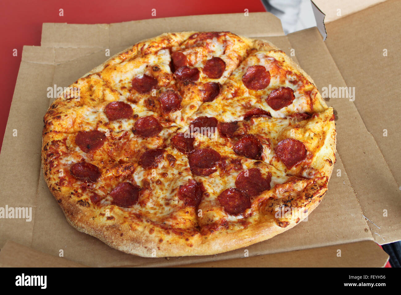 Pepperoni Pizza In Box