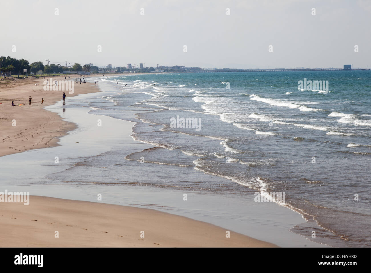 Beach in Muscat, Oman Stock Photo - Alamy