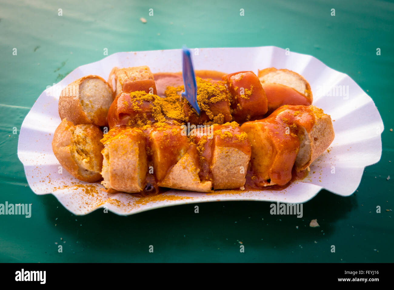 Berlin currywurst close up hi-res stock photography and images - Alamy