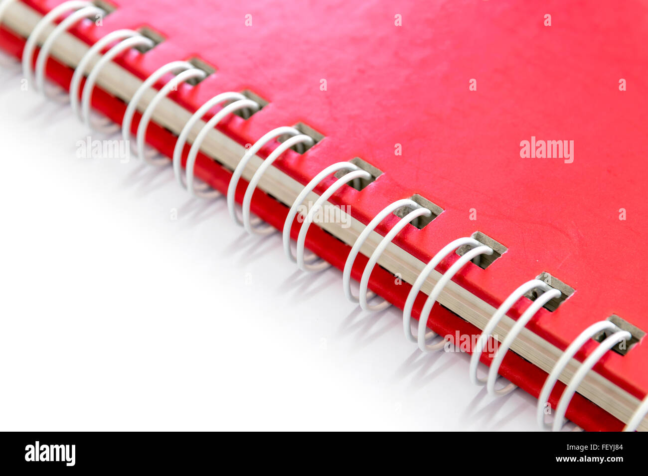 Colorful note book isolated on white background Stock Photo - Alamy