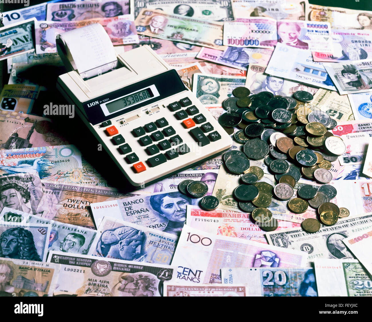 AA 6883. Archival 1990s International and Pre Euro Bank Notes & Coins ...