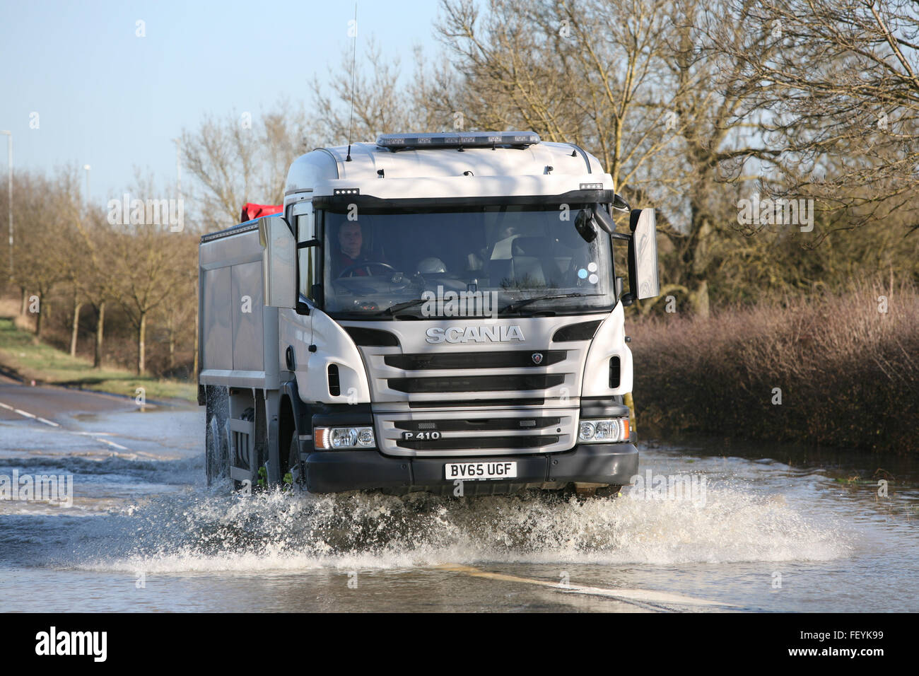 Flooding on granite way near mountsorrel after two days of heavy rain ...