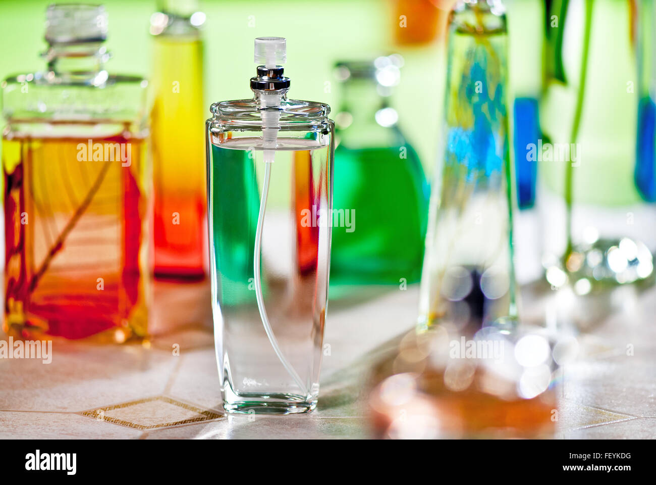 Perfume in a glass container hi-res stock photography and images - Alamy