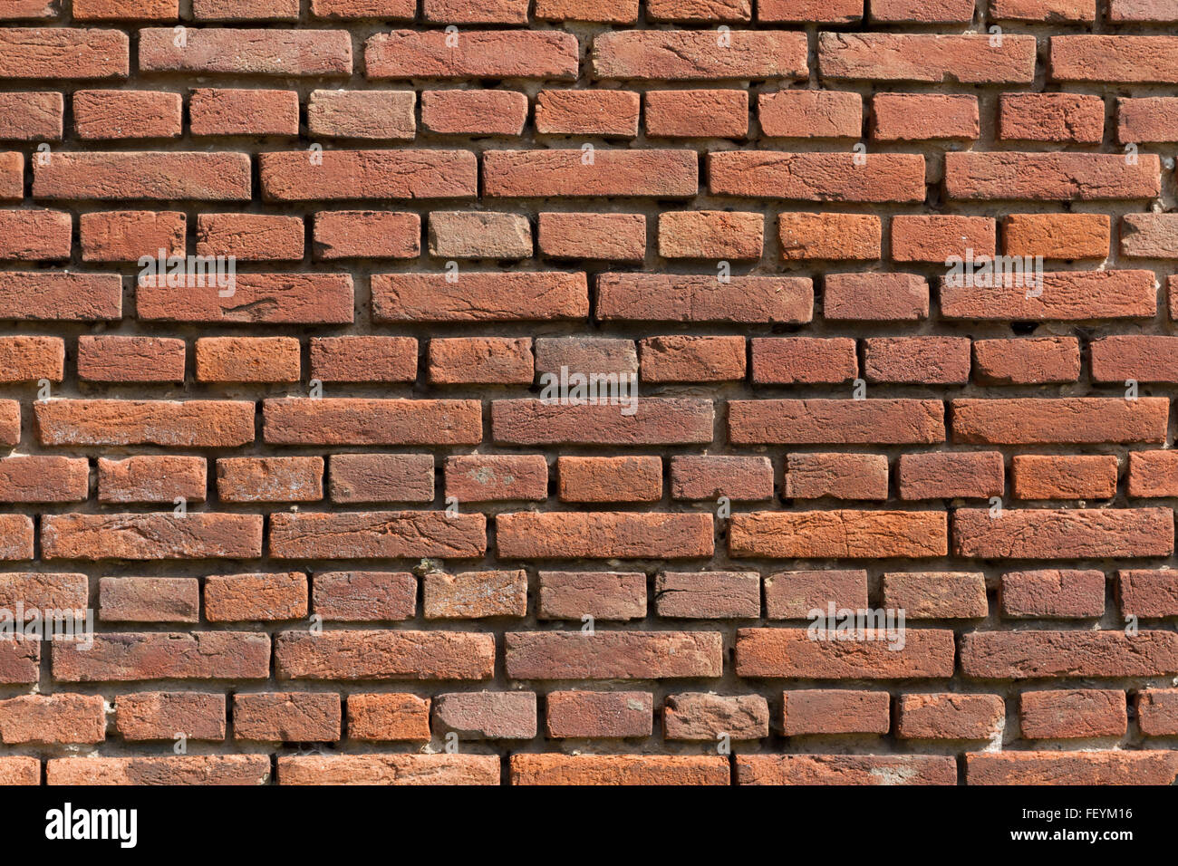 Fired brick wall - background texture Stock Photo - Alamy