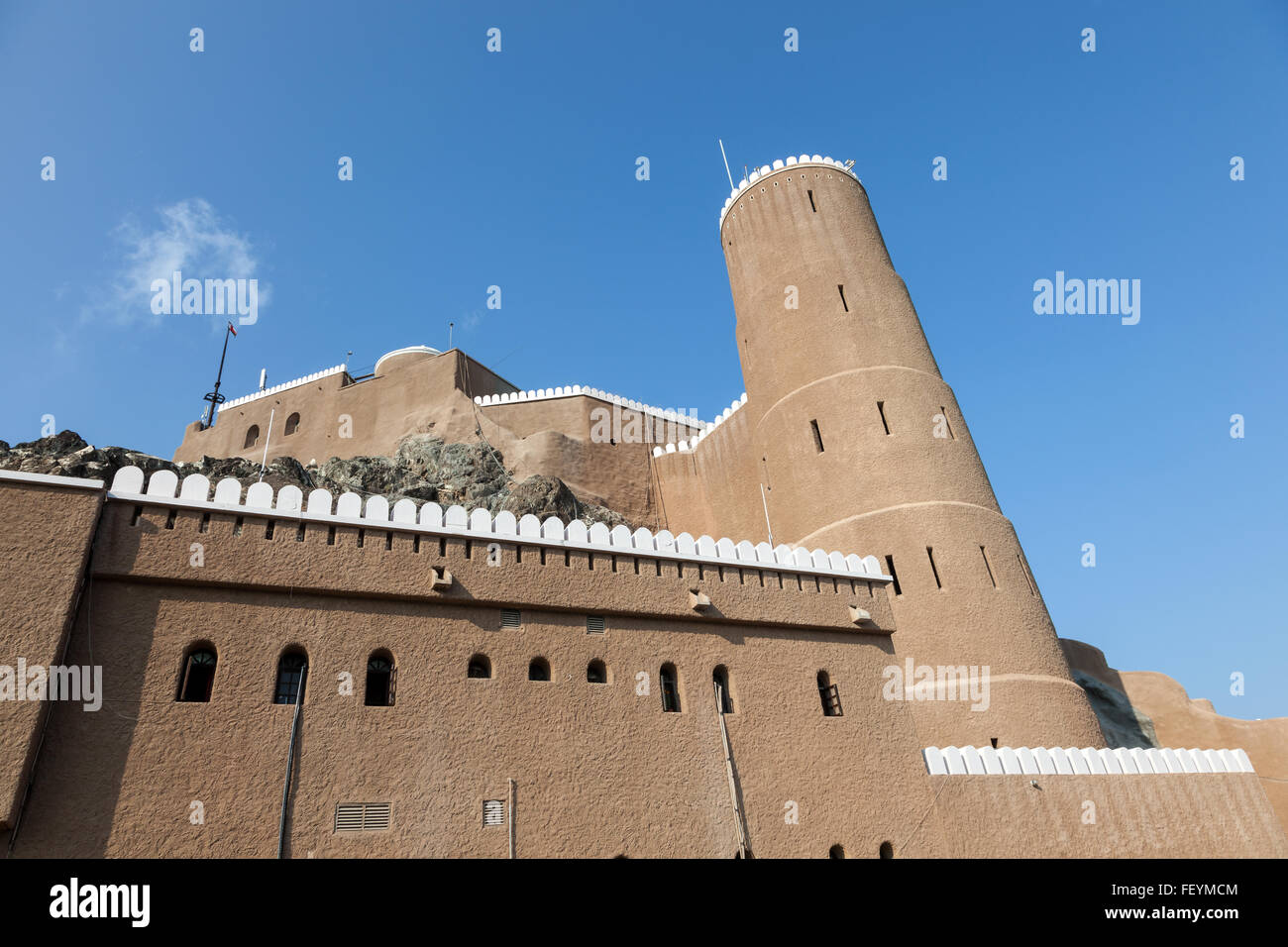 Al Mirani fort in Muscat, Oman Stock Photo - Alamy