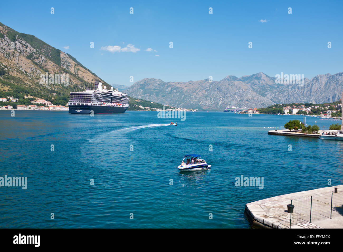 Views of Kotor,Bay, Mountains,Harbor,old Town square,rooftops, Churches ...