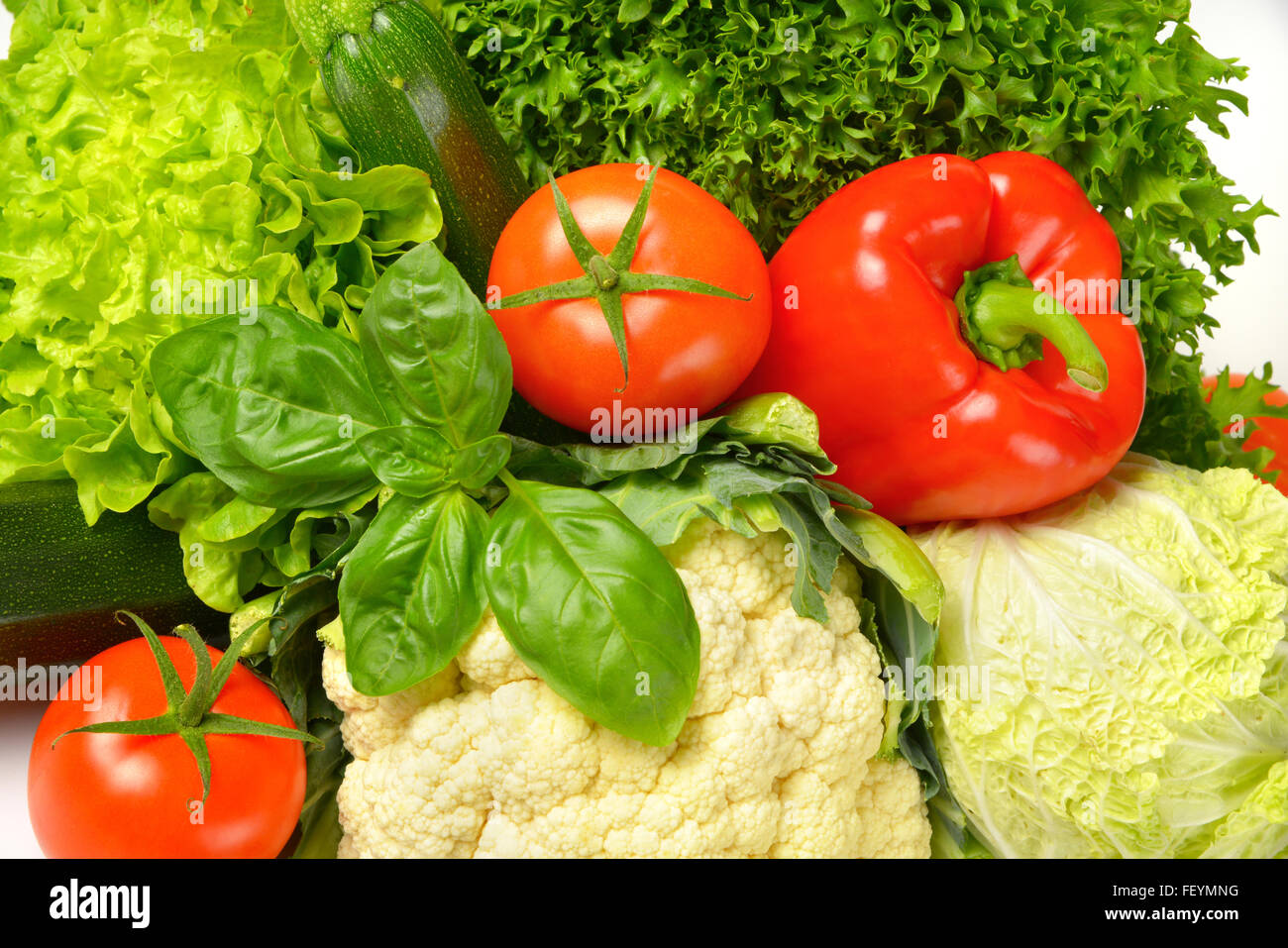 Variety vegetables pepper tomatoes hi-res stock photography and images ...
