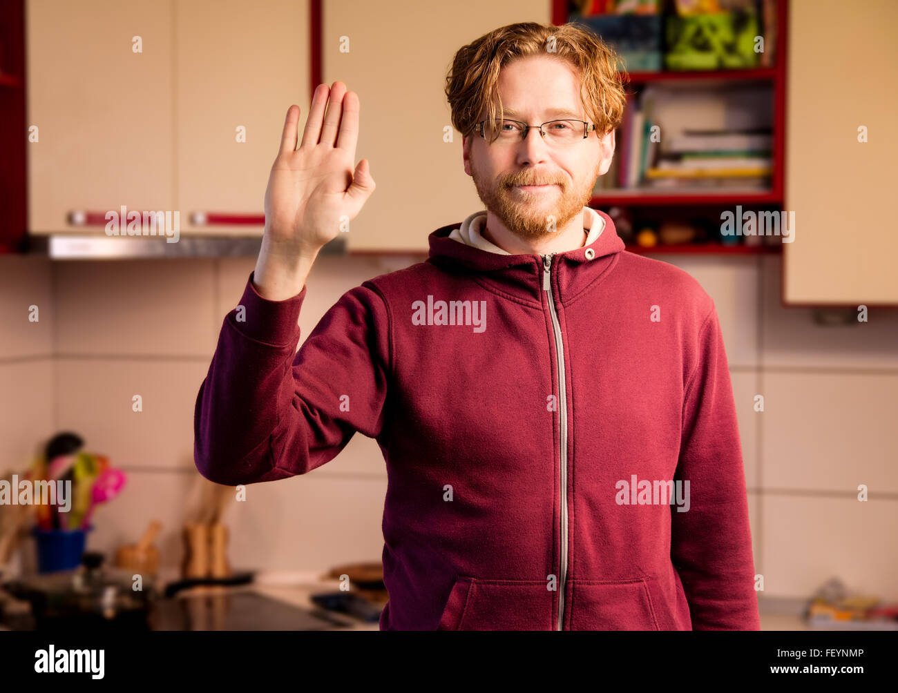 Raised right hand hi-res stock photography and images - Alamy