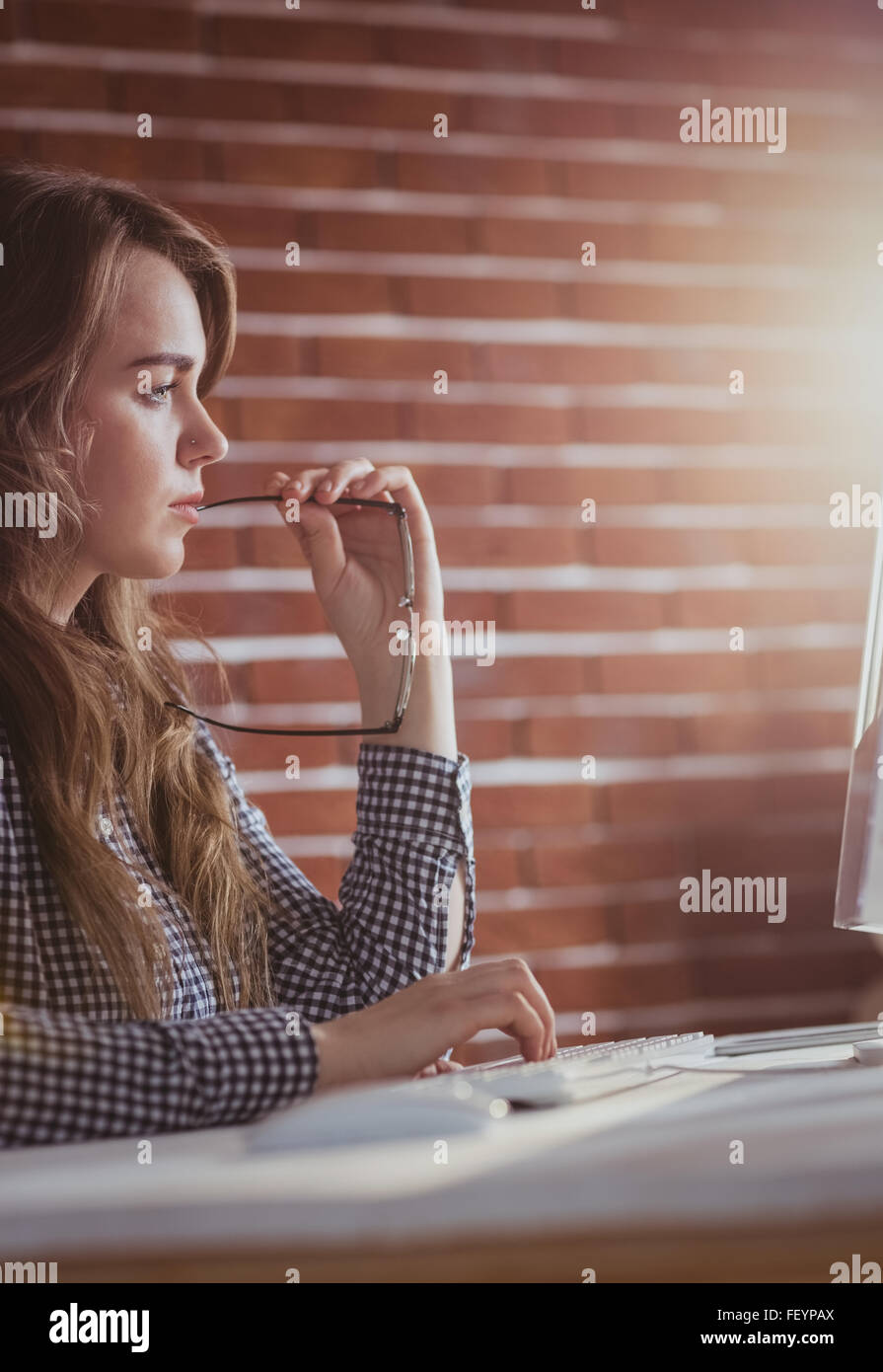 Watching computer screen hi-res stock photography and images - Alamy