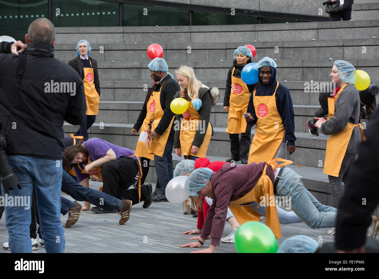 The London Bridge City Pancake Race, in its 4th Year, is a triathlon of ...