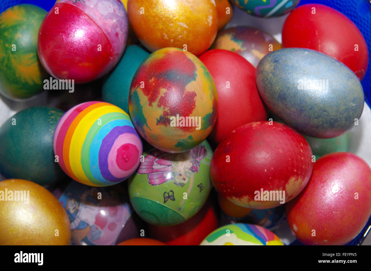 In the Eastern Orthodox Church traditionally painted eggs for Easter ...