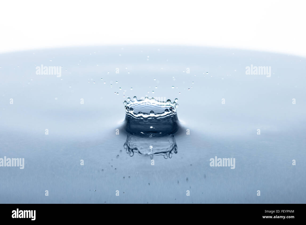 Beautiful splash of Water Drop. Freeze action Stock Photo - Alamy