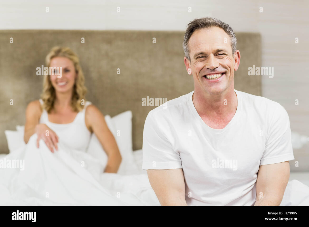 Cute couple having fun Stock Photo - Alamy