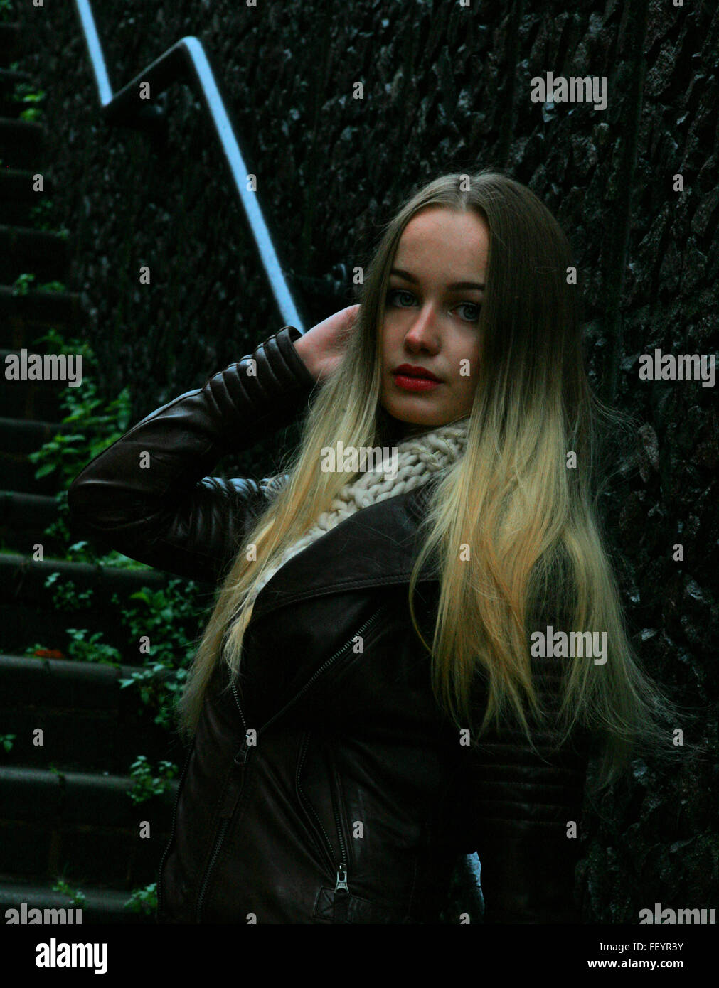 location shoot, urban urban fashion, color photography, pretty, women ...