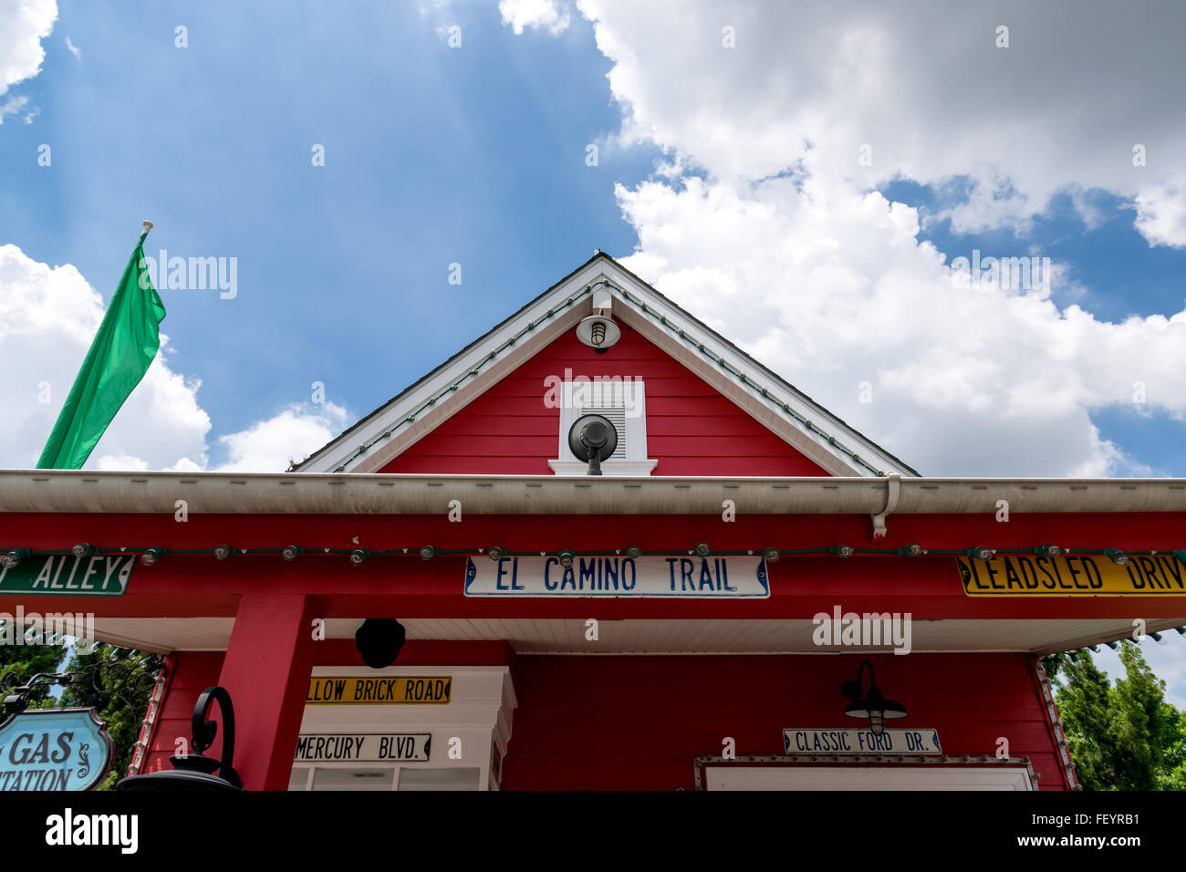 Beautiful vintage house roof top Stock Photo - Alamy