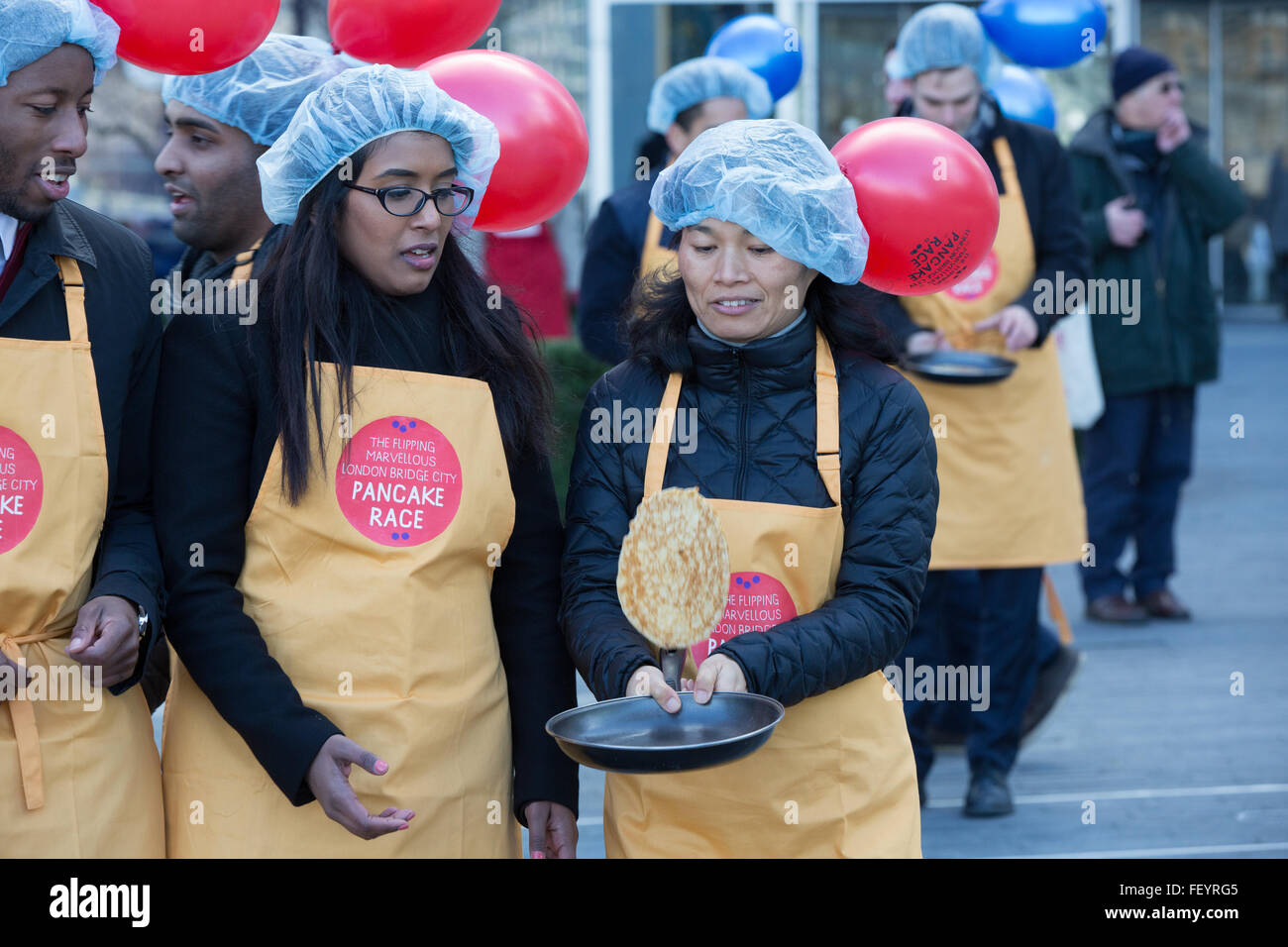 The London Bridge City Pancake Race, in its 4th Year, is a triathlon of ...