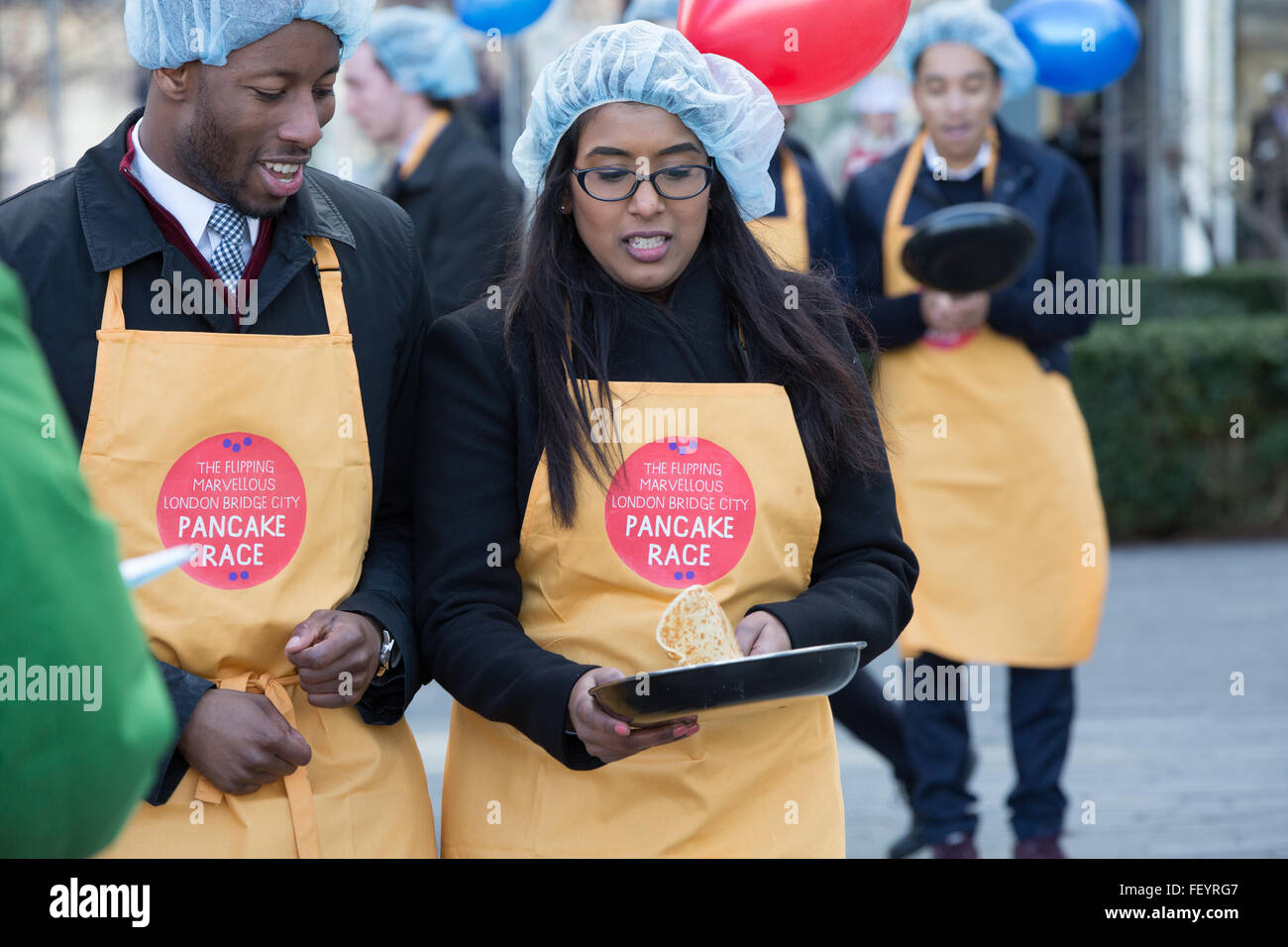The London Bridge City Pancake Race, in its 4th Year, is a triathlon of ...