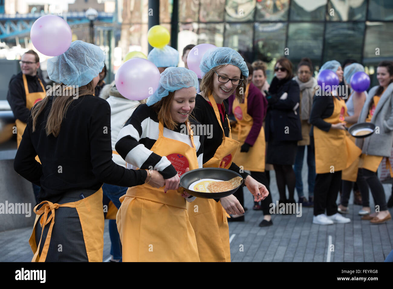 The London Bridge City Pancake Race, in its 4th Year, is a triathlon of ...