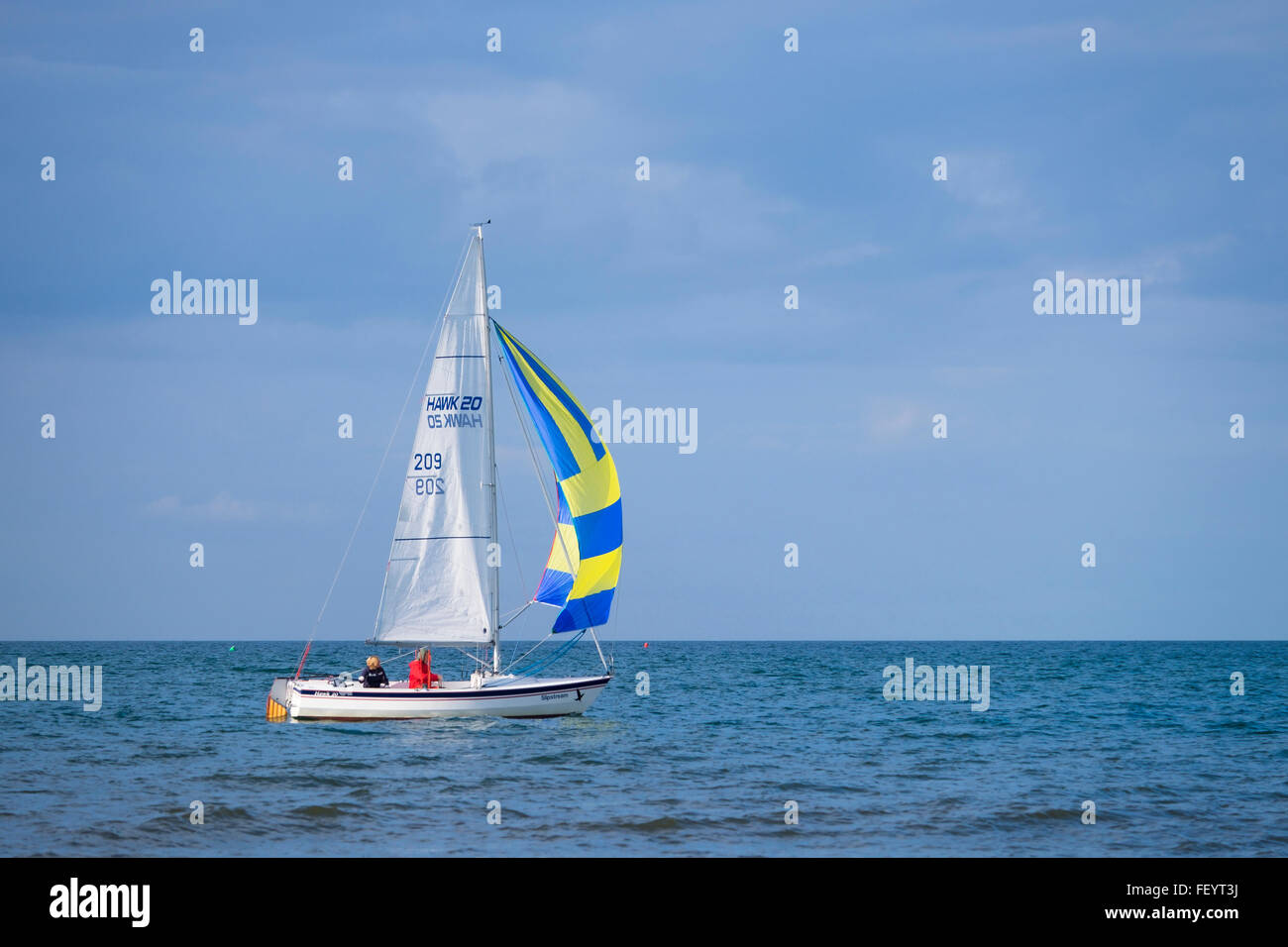 Hawk 20 sailing boat spinnaker hi-res stock photography and images - Alamy