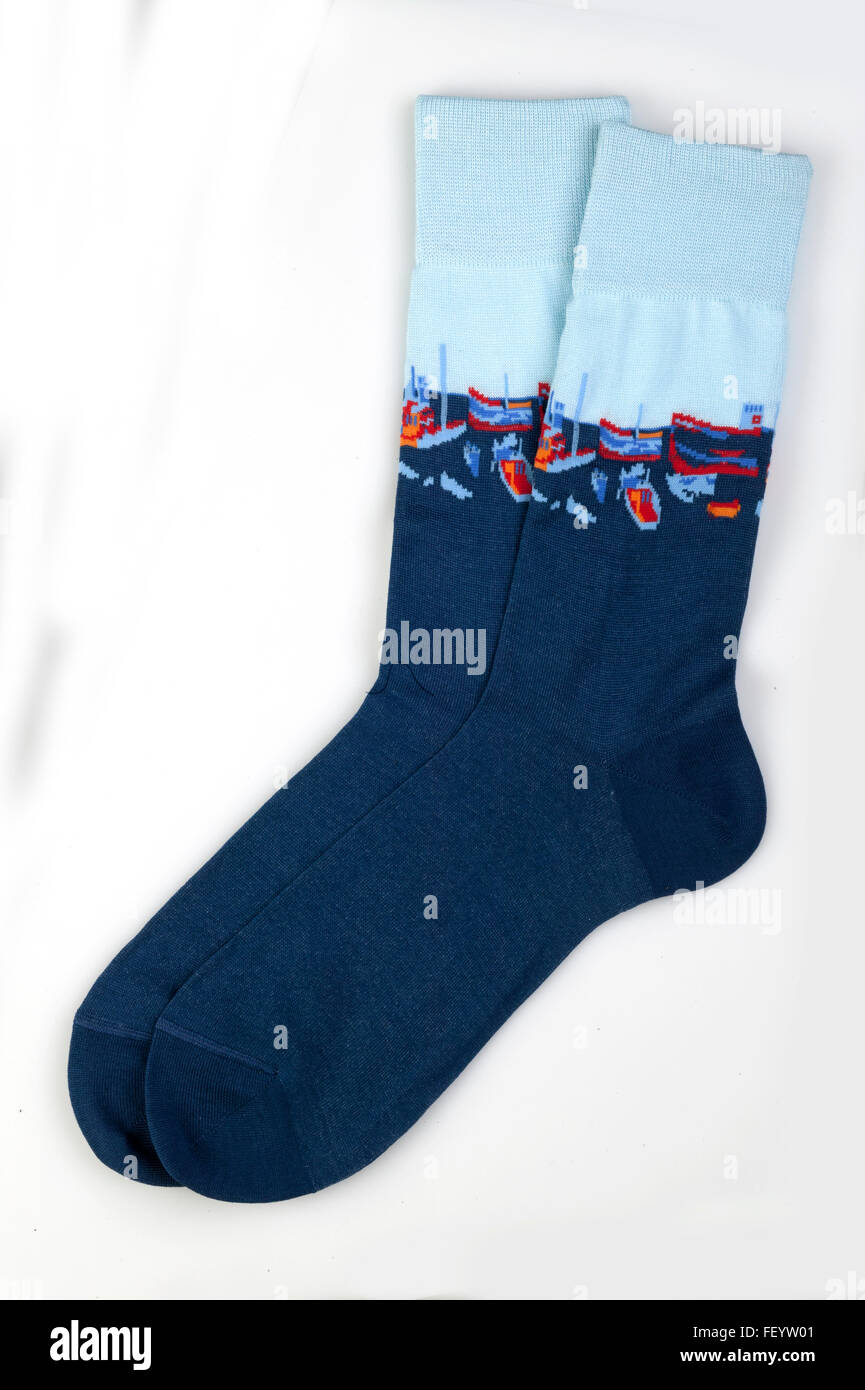 Pair of mens socks hi-res stock photography and images - Alamy