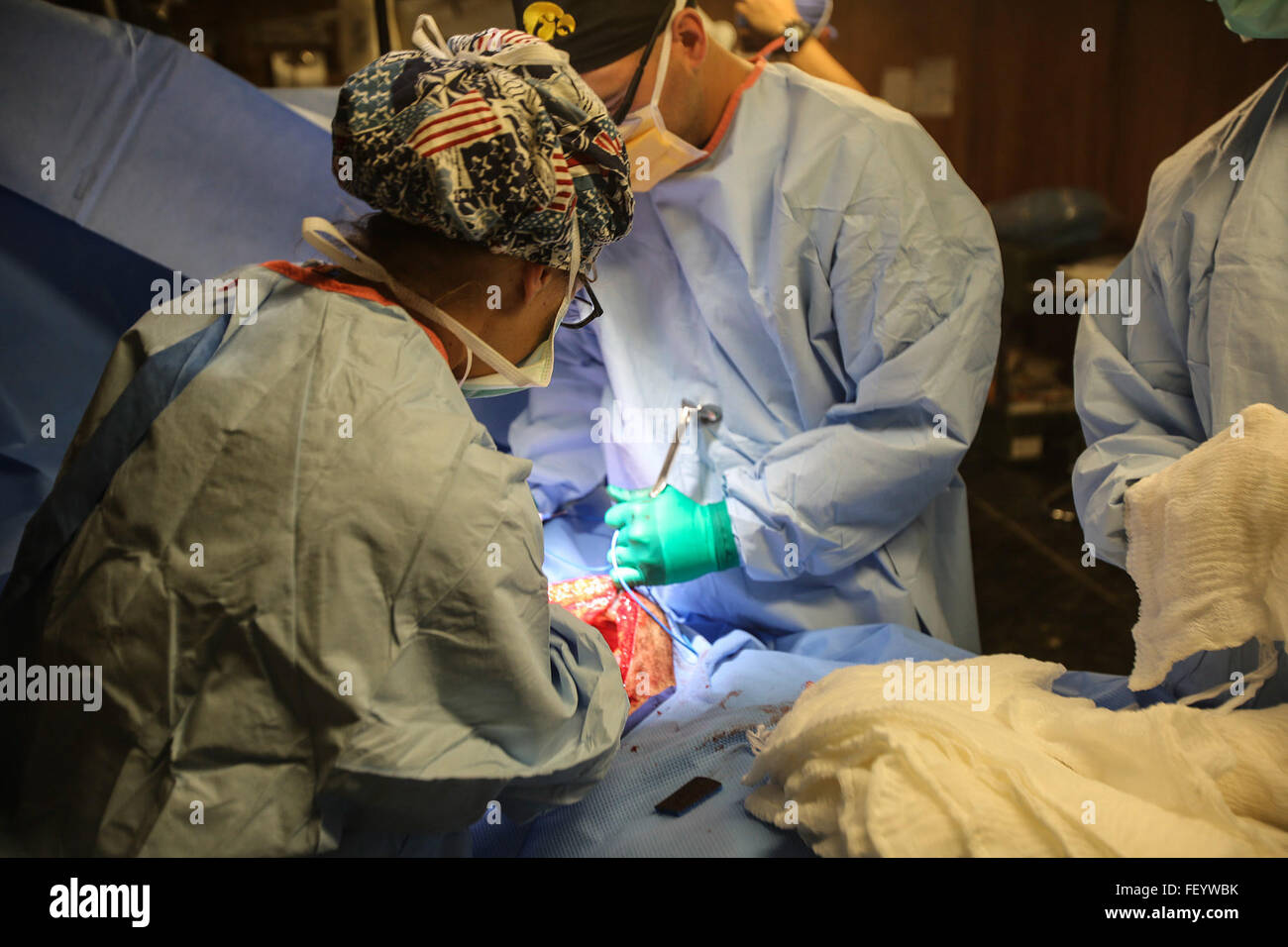 Members of the U.S. Army 772nd Forward Surgical Team and 115th Combat ...