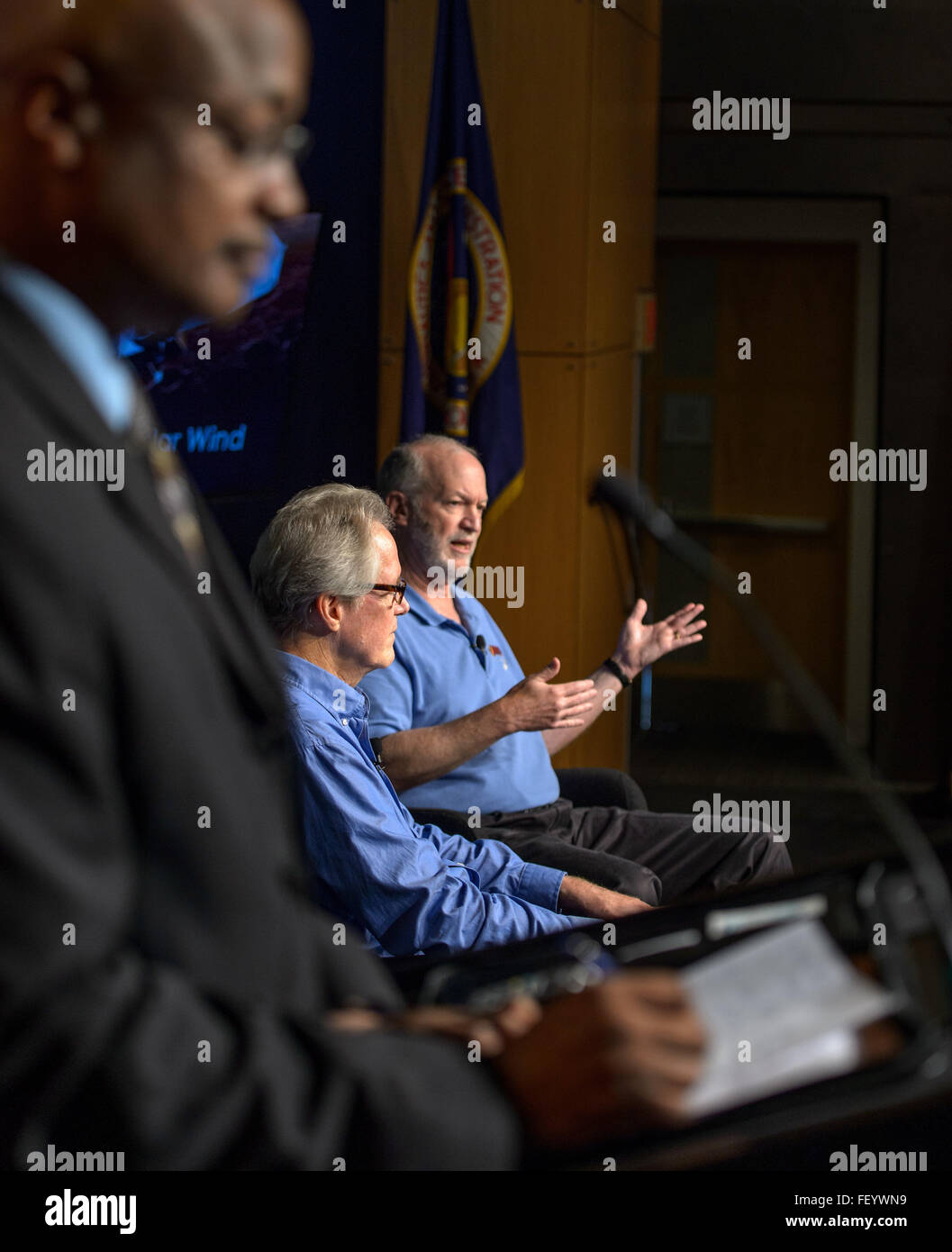 At NASA Headquarters, Bruce Jakosky delivered a briefing on the Martian ...