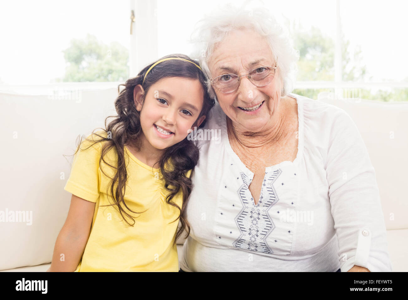 Woman playing granddaughter hi-res stock photography and images - Alamy