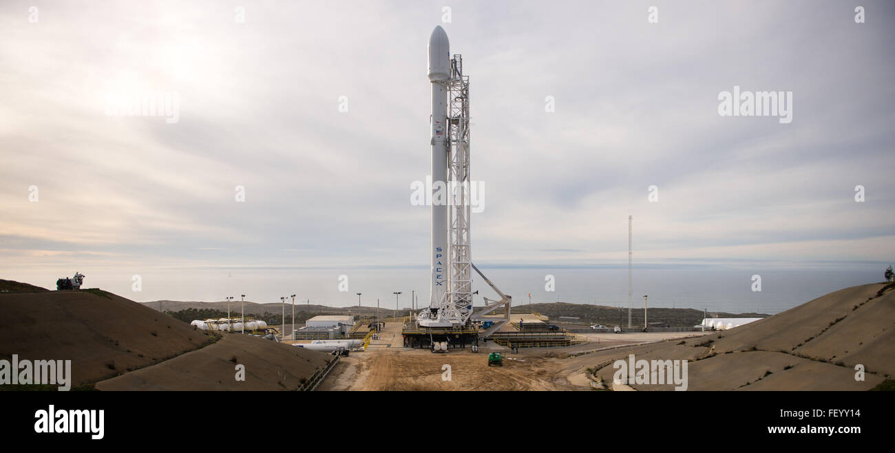 The Jason-3 satellite, designed to study sea level changes, is prepared ...